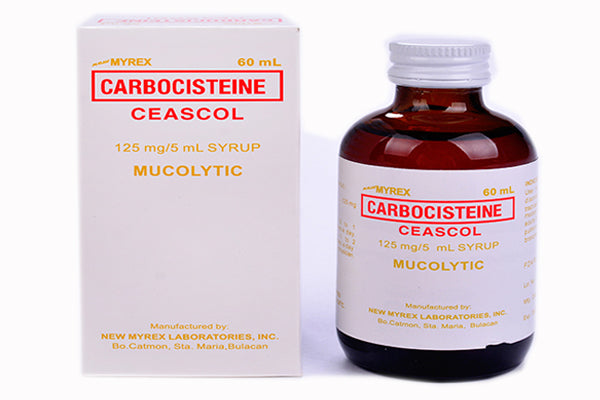 Buy Ceascol carbocisteine 125mg / 5ml syrup 60ml online with MedsGo ...